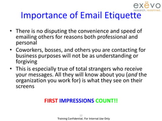 Importance Of Email Etiquette