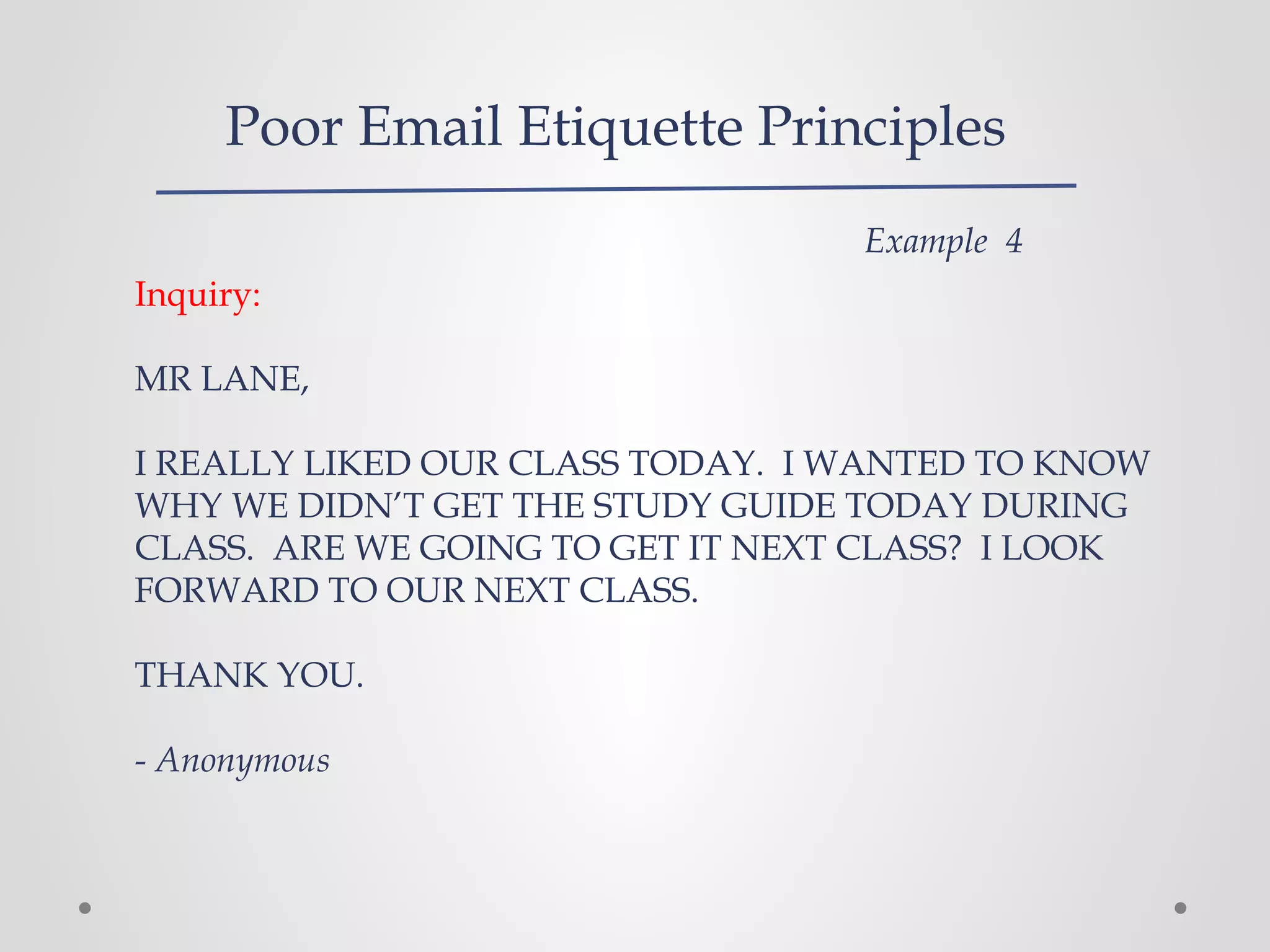 Email Etiquette | PPT | Educational Assessment | Education