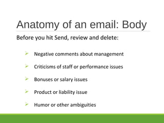 Email etiquette [advanced level] | PPT