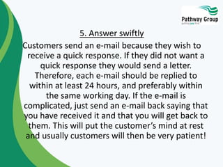 Email etiquette and effective email use guidance for staff and ...
