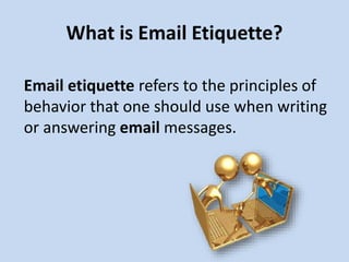 Email Etiquette Workshop | PPTX