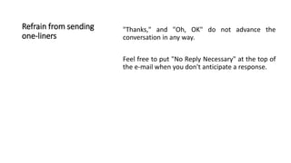 Email etiquette | PPT