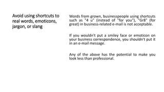 Email etiquette | PPT | Email | Internet