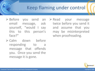 Email Etiquette_ OutworX | PPT