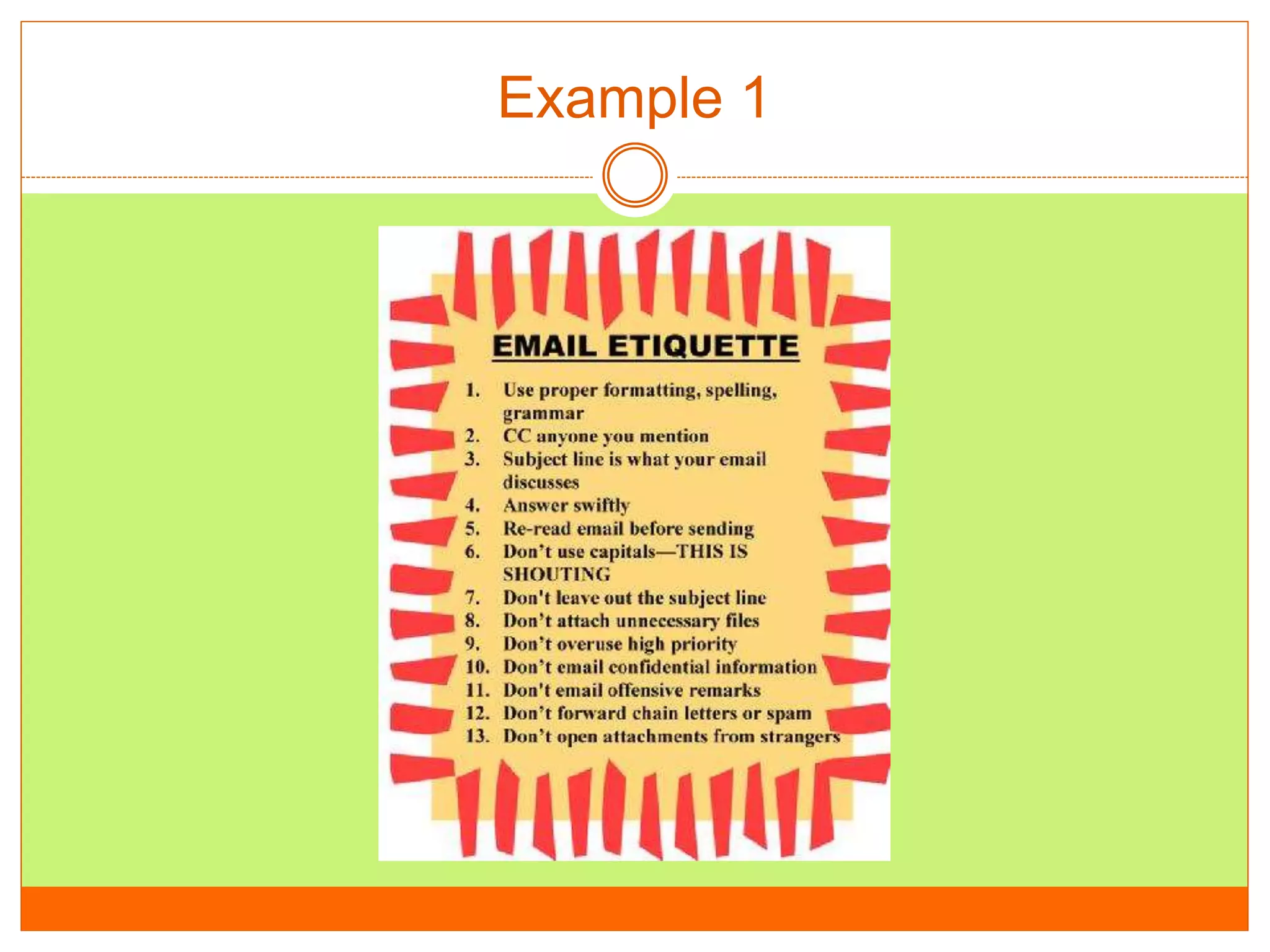 Email etiquette posters | PPTX
