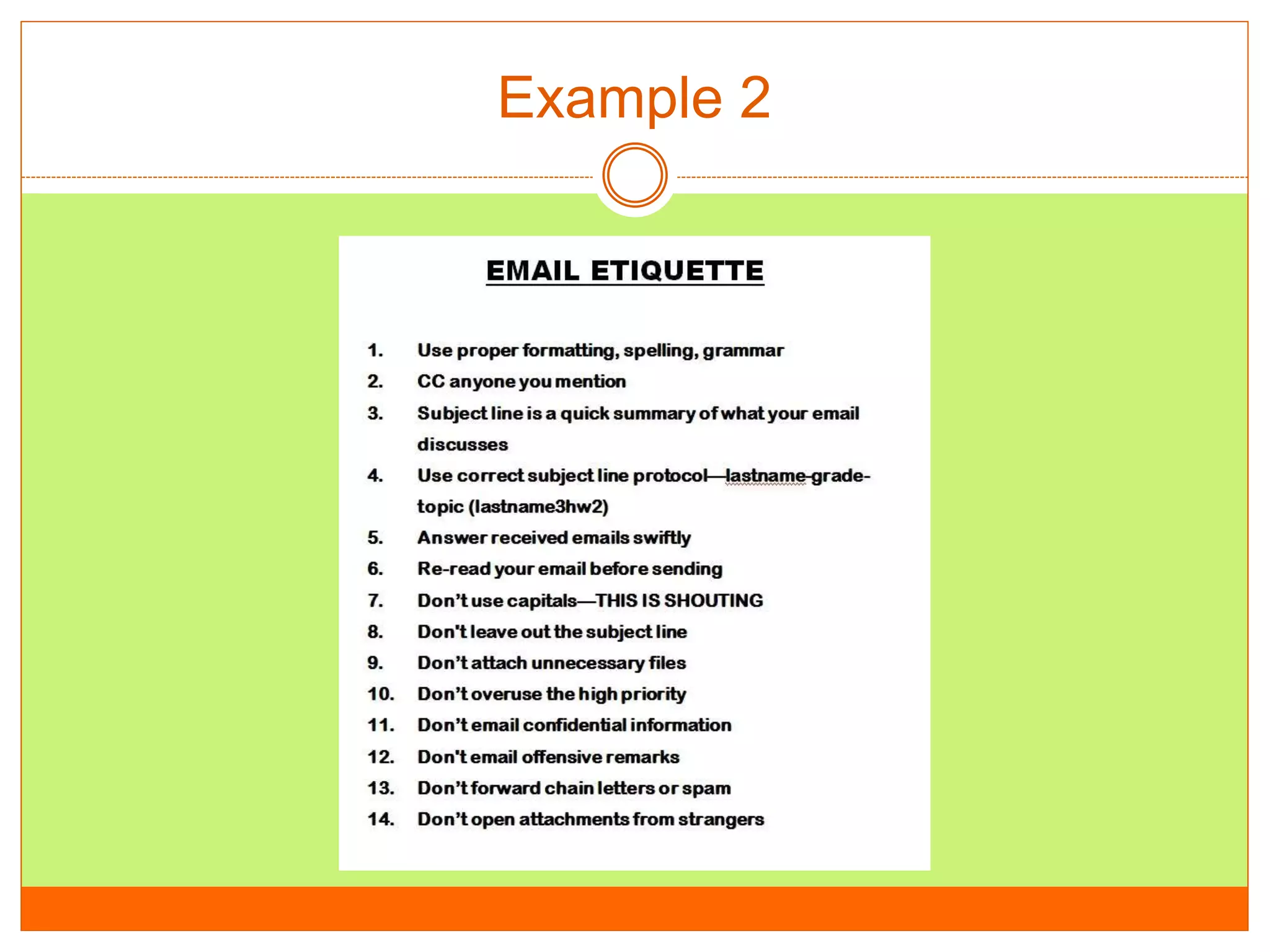 Email etiquette posters | PPTX