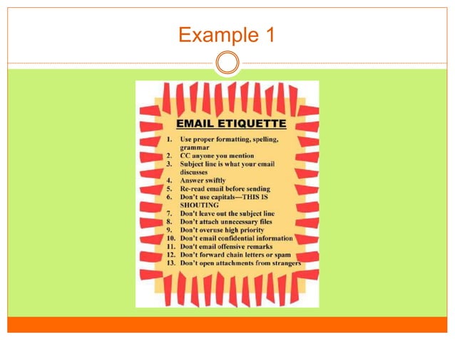 Email etiquette posters | PPTX | Email | Internet