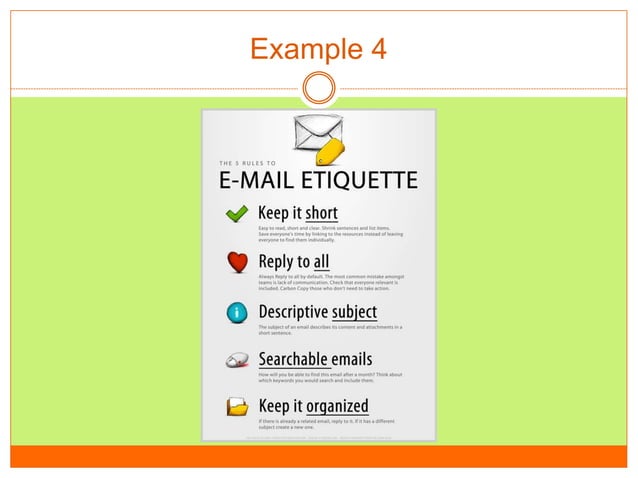Email etiquette posters | PPTX | Email | Internet