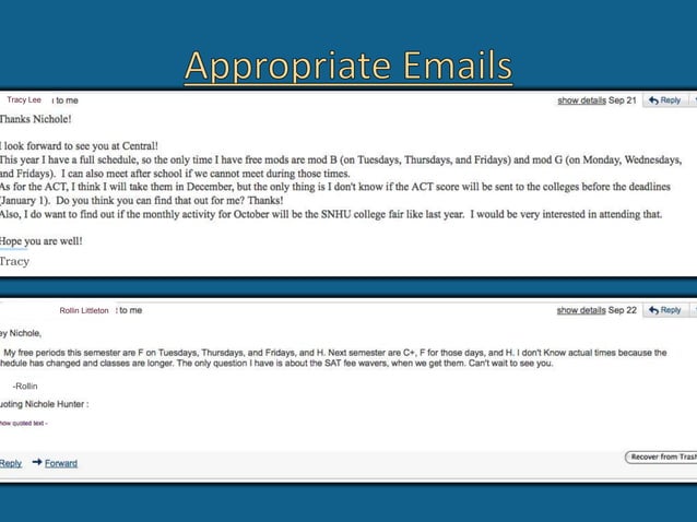 Email Etiquette Presentation | PPTX