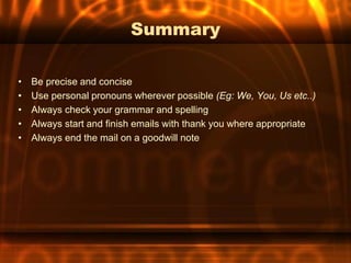 Email etiquettes | PPT