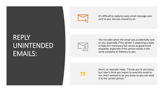 Essentials of Email Etiquettes | PPTX