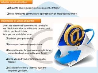 Emailing Insight : An essential element for career | PPTX