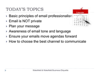 Email Etiquette: Keep it Professional and Positive | PPTX