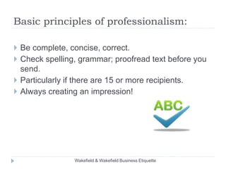 Email Etiquette: Keep it Professional and Positive | PPTX