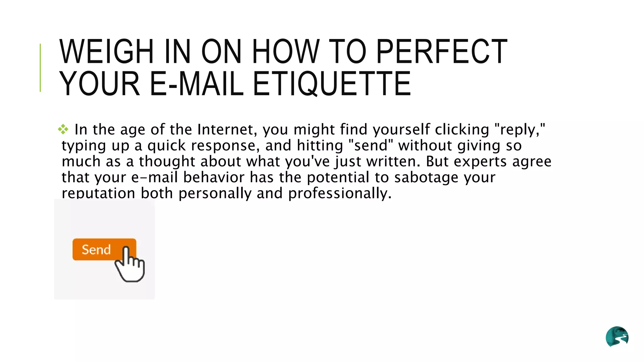 Email etiquette for your organization or business | PPTX