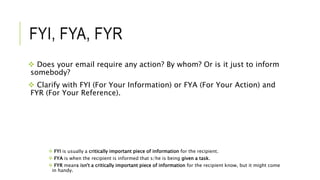 Email etiquette for your organization or business | PPT