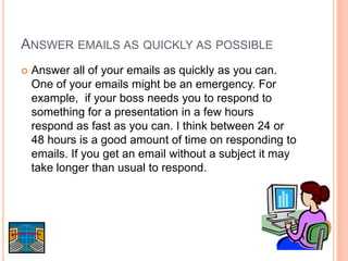 Email ettique te | PPT