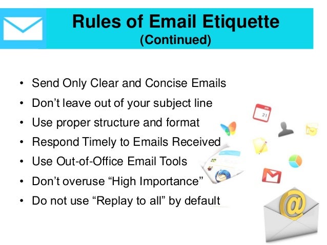 Email Etiquette