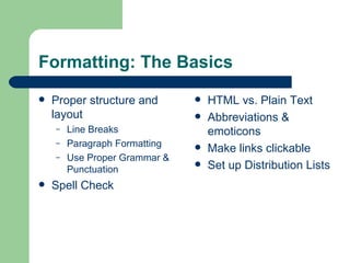 Electronic Communication Etiquette | PPT