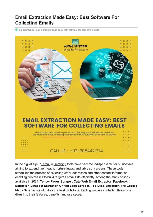 Email Extraction Made Easy Best Software For Collecting Emails.pdf