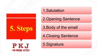 Email Writing in 5 Simple Steps - The Brain Gym | PPT