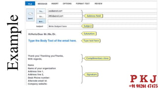 Email Writing in 5 Simple Steps - The Brain Gym | PPTX