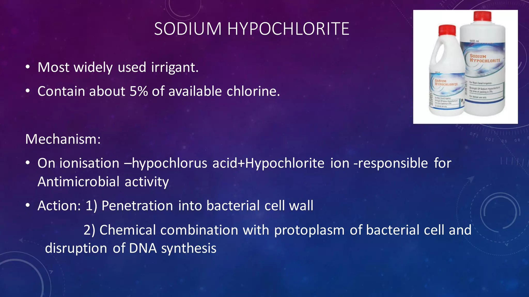 Endodontic irrigant classification | PDF
