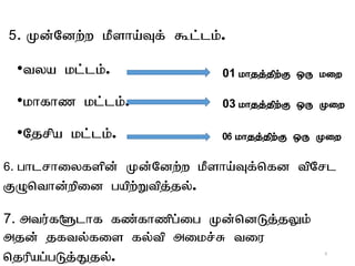 GEMP Tamil Principal Awareness Presentation | PDF