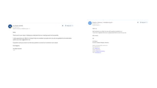 Interview request conversation | PPTX