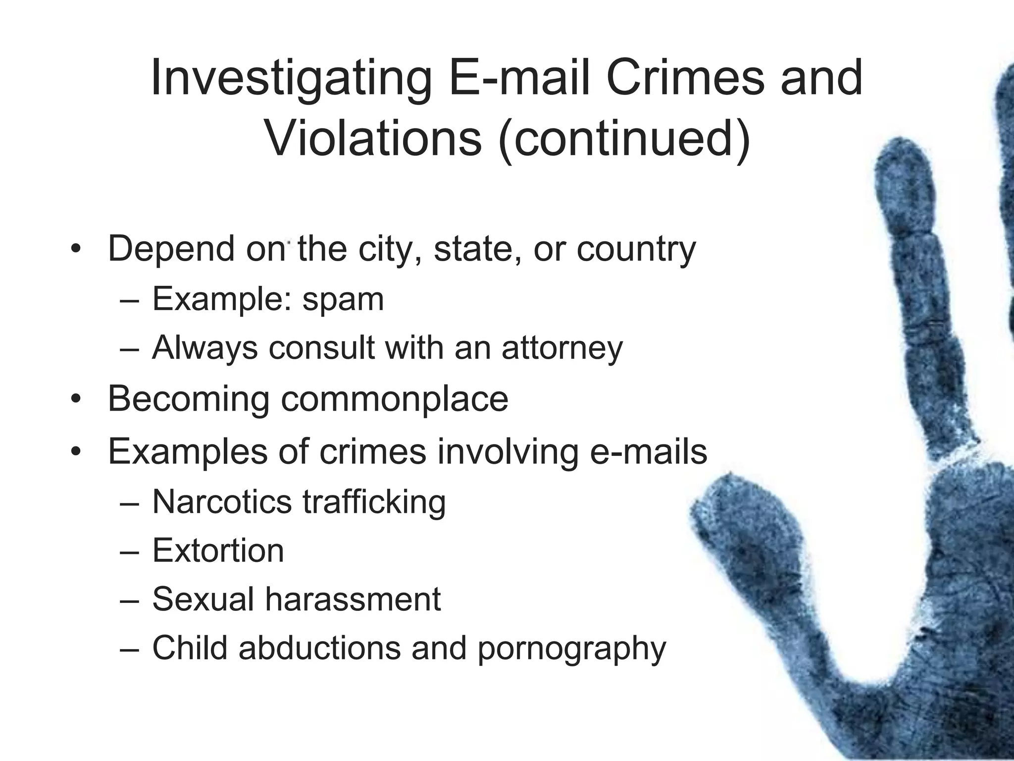 Email investigation | PPTX