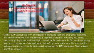 Email list database | PPT
