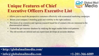 Email list of chief operating officer (coo) | PPTX
