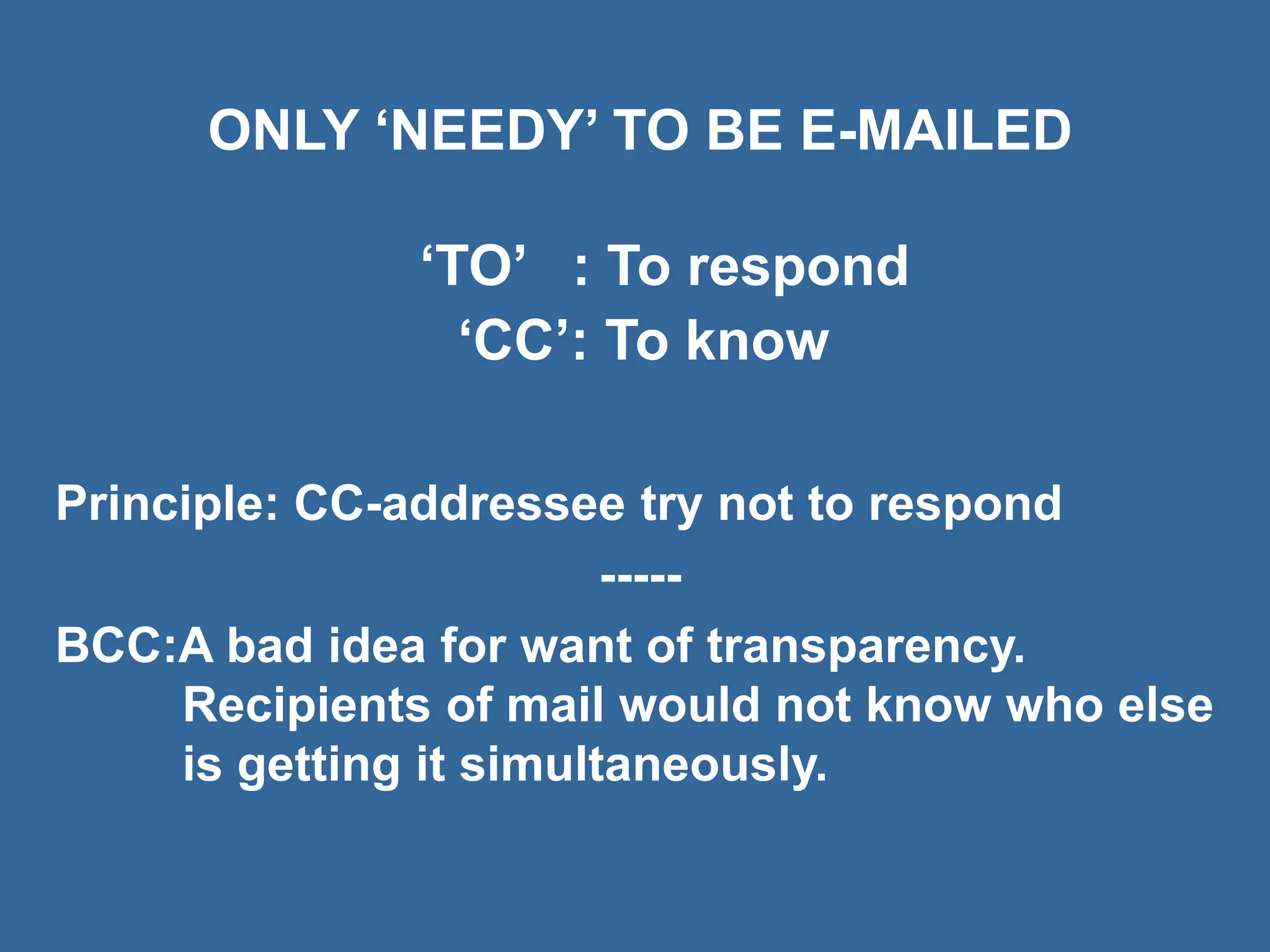 Email management - self improvement for all | PPT