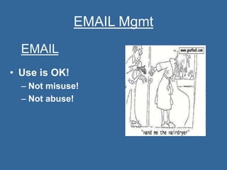 Email management - self improvement for all | PPT