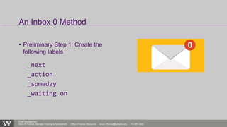 Email management | PPTX