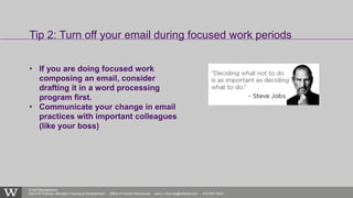 Email management | PPTX