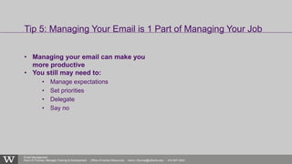 Email management | PPTX