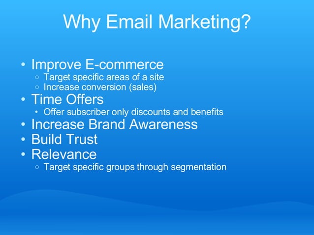 Email Marketing | PPT