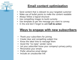 Email marketing | PPT