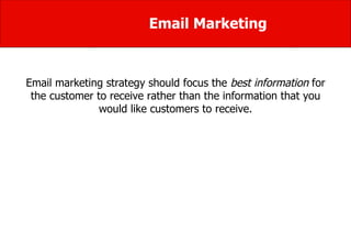 Email marketing presentation best practice | PPT