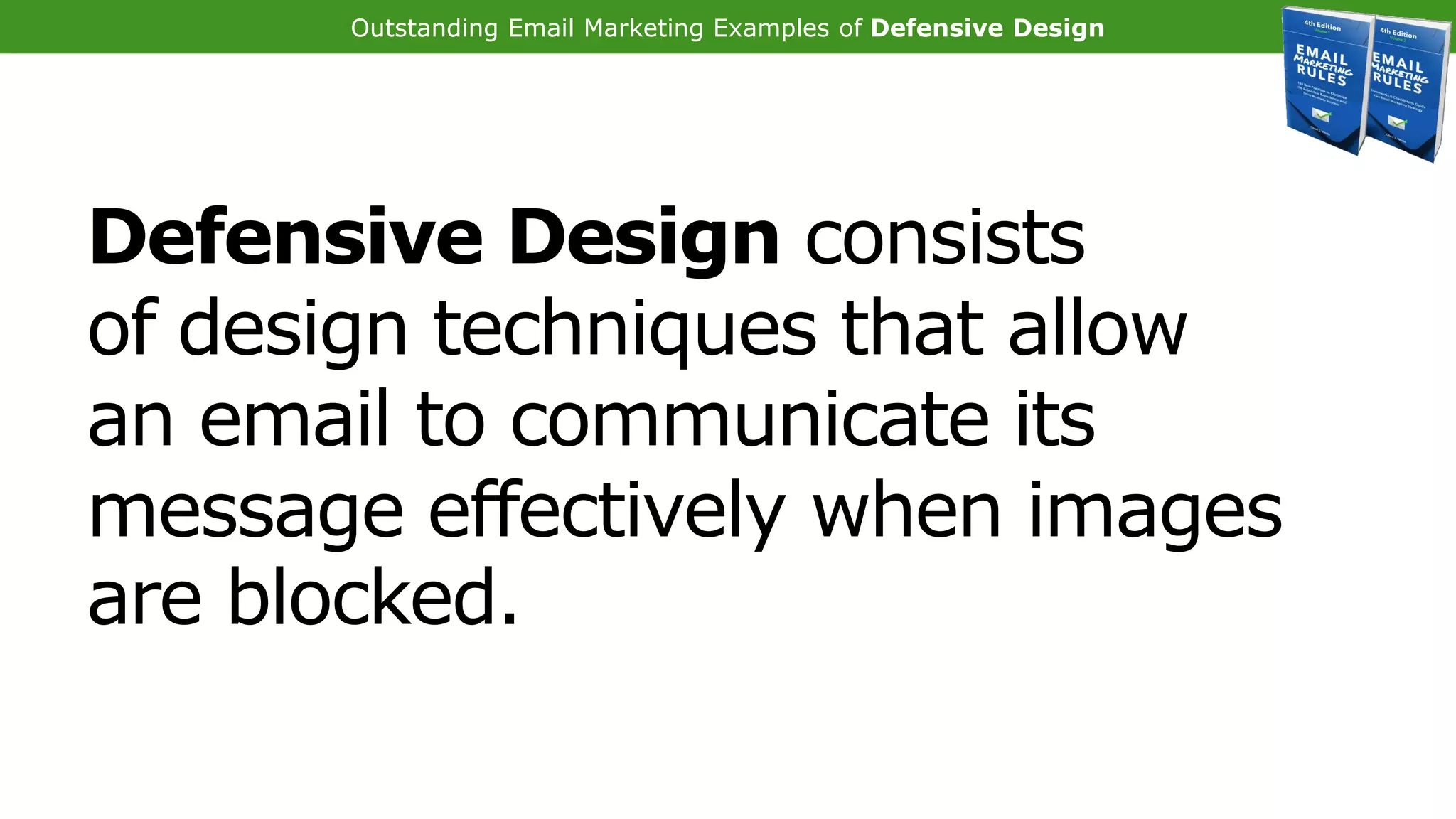 Outstanding Email Marketing Examples of Defensive Design | PPTX