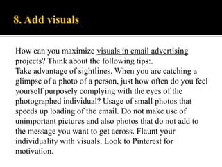 Email Marketing Techniques | PDF