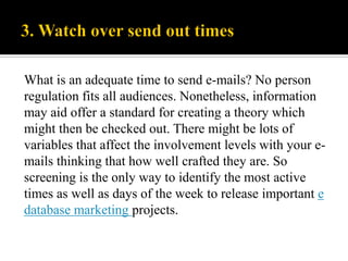 Email Marketing Techniques | PPT