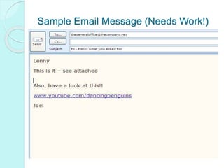 Email netiquette | PPTX