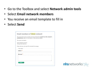 Email network membersv2 | PPT