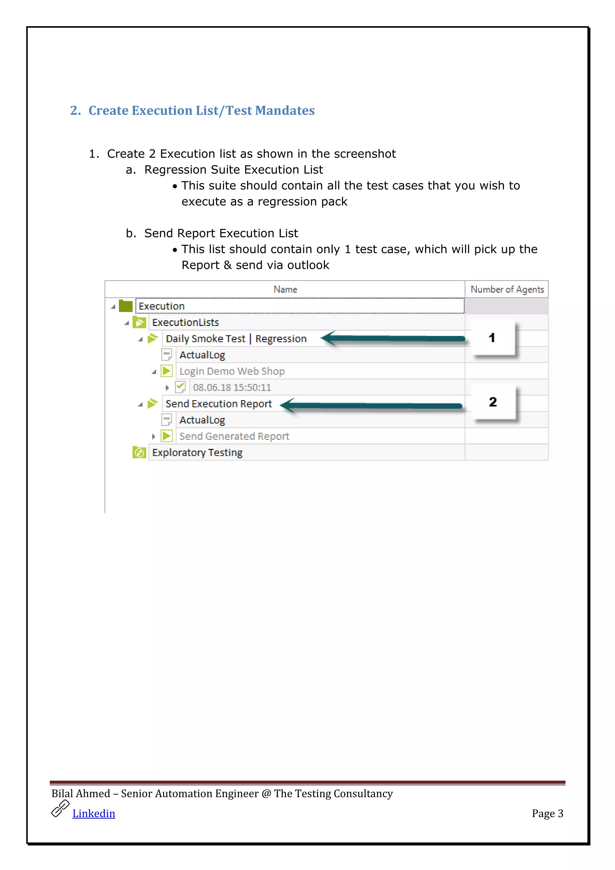 Tricentis Tosca - Email Notification of Execution Reports | PDF