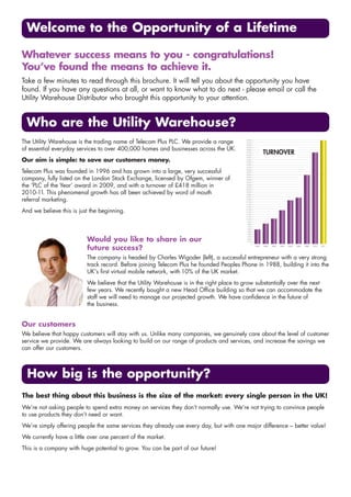 Business Opportunity Presentation | PDF