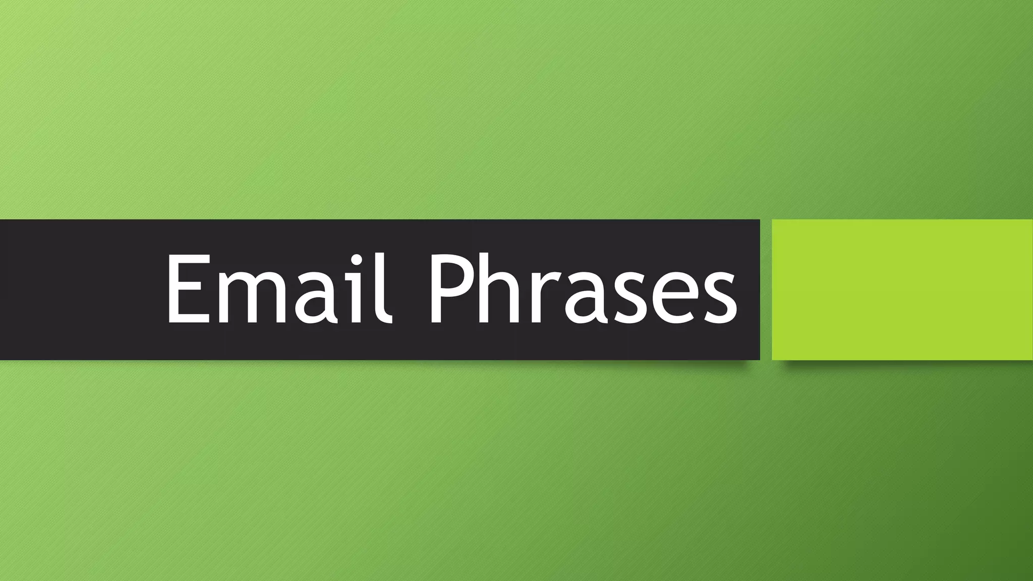 Email Writing | PPT