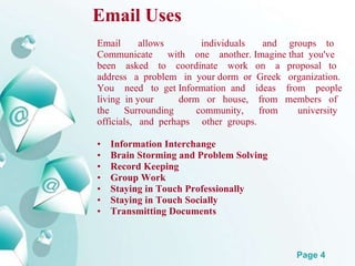 Email ppt | PPT