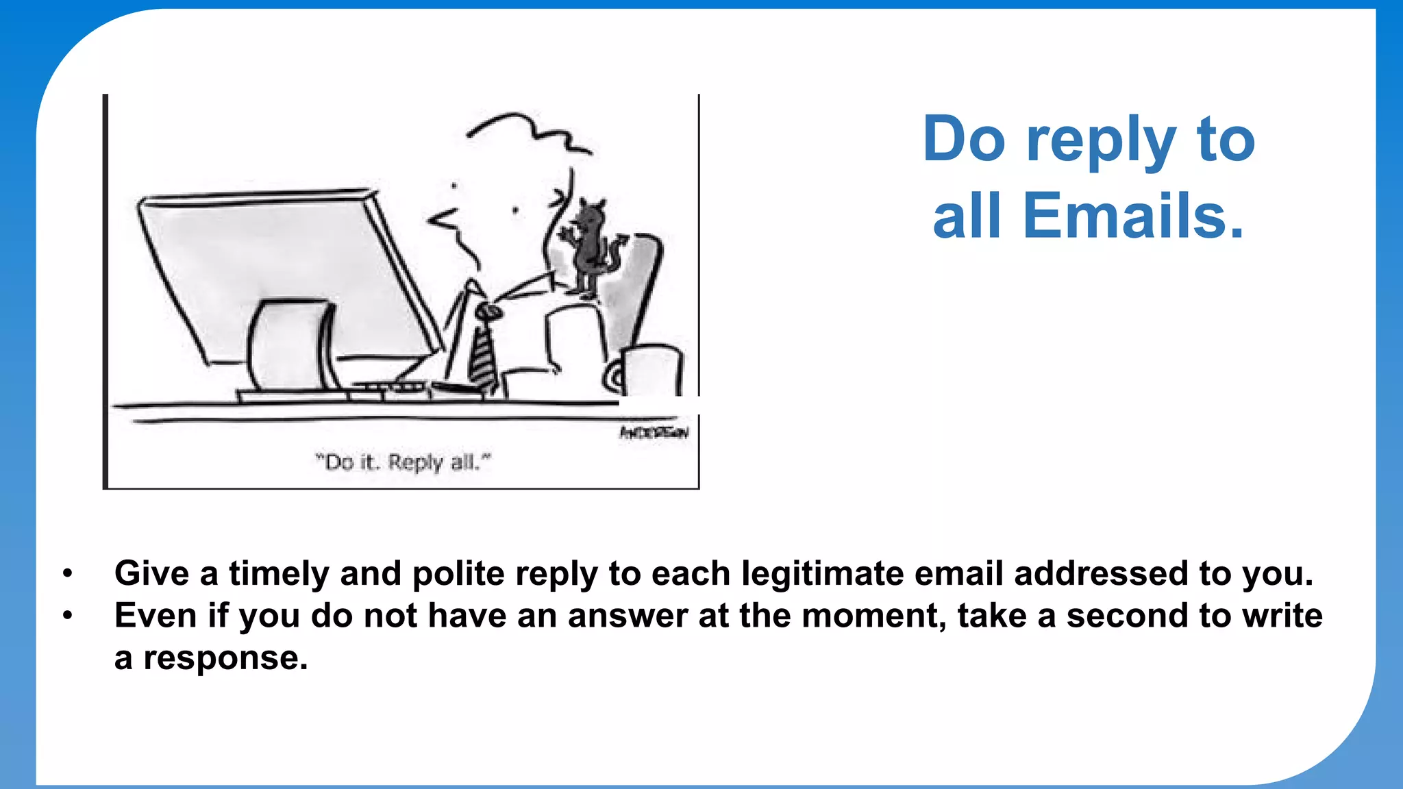 Email etiquette ppt | PDF